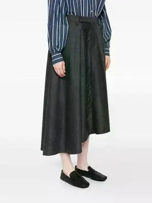 Brunello Cucinelli Pleated A-line Skirt
