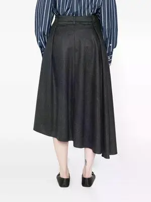 Brunello Cucinelli Pleated A-line Skirt