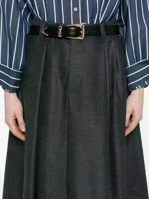 Brunello Cucinelli Pleated A-line Skirt