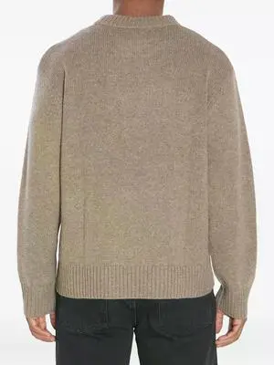 LISA YANG Crew-neck Ribbed Cashmere Sweater