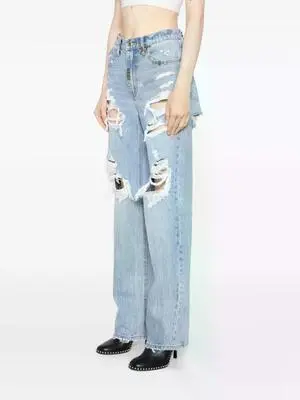 Alexander Wang Distressed-detail Jeans
