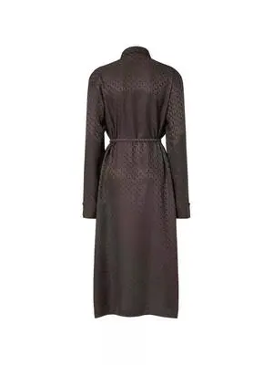 Fendi Ff Jacquard Belted Dress