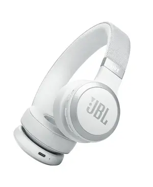 JBL Live 670nc Bluetooth On Ear Headphones - White