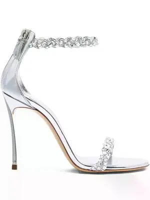 Women's Casadei Silver Sandals