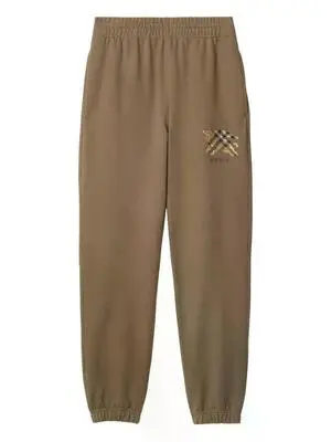 Burberry Equestrian-knight Check Jogging Pants