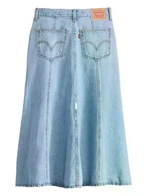 LEVI'S Panelled Denim Midi Skirt