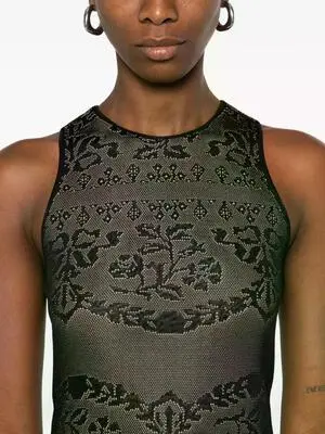 TWINSET Openwork Midi Dress