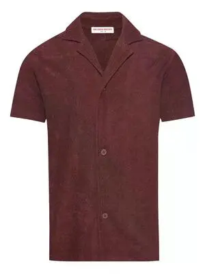 Orlebar Brown Howell Short-sleeve Shirt Red