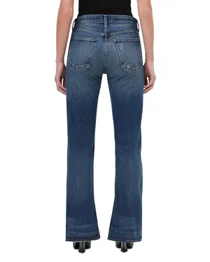 AGOLDE Mid-rise Boot-cut Jeans - Stencil