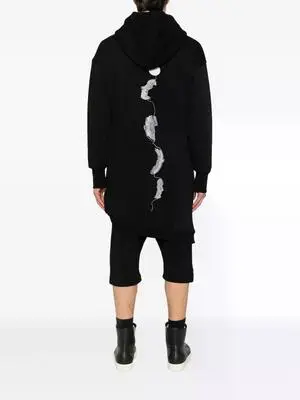 HAMZA Asymmetric-hem Hoodie