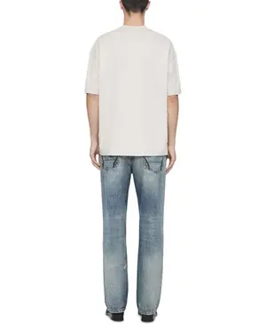 ALLSAINTS Oversized Xander Logo Tee - Sky Blue