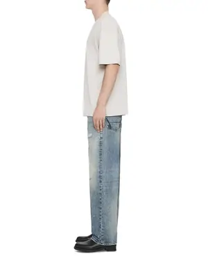 ALLSAINTS Oversized Xander Logo Tee - Sky Blue