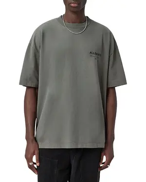 ALLSAINTS Oversized Future Logo Graphic Tee Gastor Green