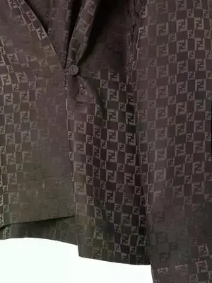 Fendi Ff Jacquard Silk Shirt
