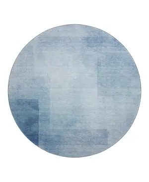 DALYN RUG COMPANY Dalyn Pacifica Pa5 Round Area Rug, 8' X 8 - Blue