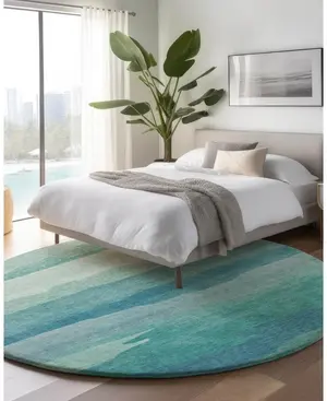 DALYN RUG COMPANY Dalyn Pacifica Pa9 Round Area Rug, 8' X 8
