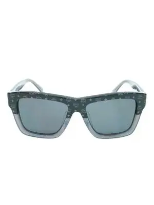 Mcm Logo Square Sunglasses - Black