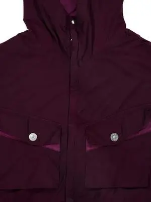 Stone Island Hooded Zip Jacket - Red