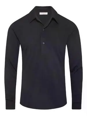 Orlebar Brown Long-sleeve Merino Wool Polo Shirt