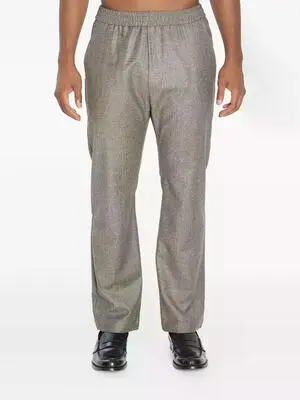 Barena Venezia Wool Trousers With Elasticated Waistband - Grey