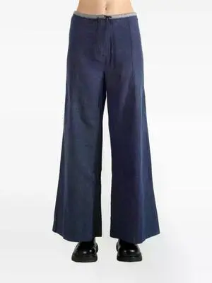 BASERANGE Arthur Drawstring Wide-leg Trousers