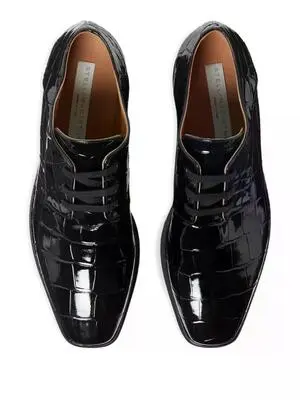 Stella McCartney 80mm Crocodile-effect Derby Shoes