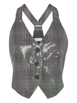 Sequined Vests For Women