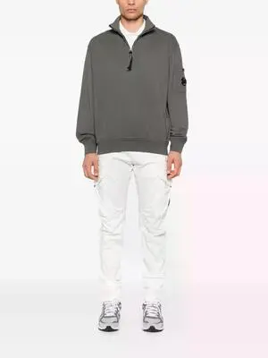C.P. COMPANY Half-zip Pocket Sweatshirt - Grey