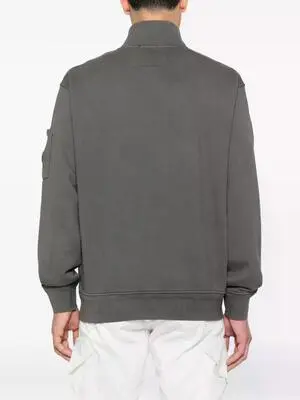 C.P. COMPANY Half-zip Pocket Sweatshirt - Grey