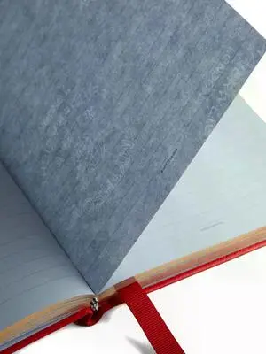 Smythson Panama Leather Notebook - Red