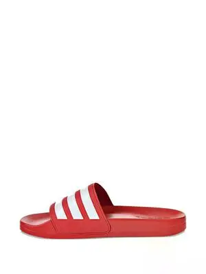 Adidas Three-stripe Cloudfoam Slides - Red
