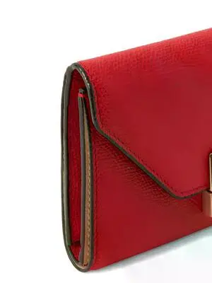 VALEXTRA Flap-closure Leather Wallet