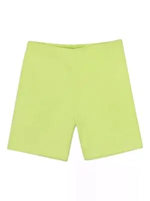 Callipygian Elasticated Biker Shorts - Yellow