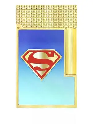 S.t. Dupont Superman Embossed Lighter - Gold