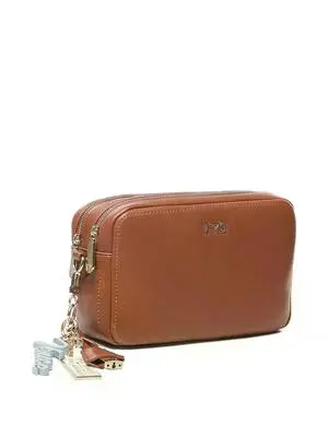 V°73 Double-zip Charm Shoulder Bag