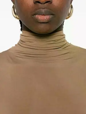 Magda Butrym High-neck Draped Maxi Dress