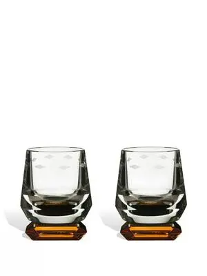 REFLECTIONS COPENHAGEN Whimsy Whisky Glass - White