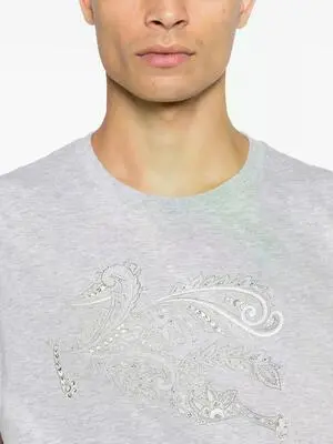 Etro Embellished Bird T-shirt