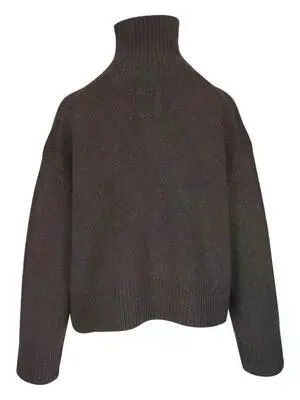 NILI LOTAN Funnel-neck Sweater - Brown