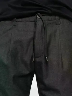 Herno Drawstring Cuffed Trousers - Grey