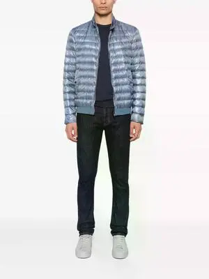Herno Quilted Zip-front Jacket - Blue