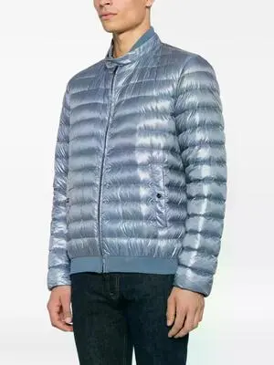 Herno Quilted Zip-front Jacket - Blue