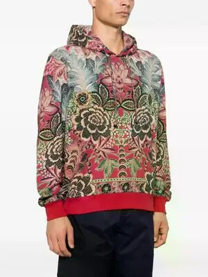 Etro Floral-print Hoodie