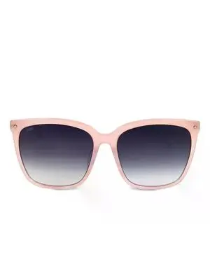 Mcm Square Gold-tone Sunglasses - Pink
