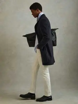 REISS Clark Wool Blend Epsom Overcoat