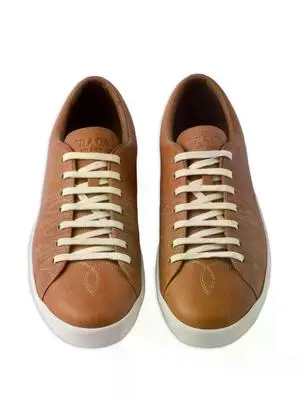 Prada Leather Low-top Sneakers - Brown