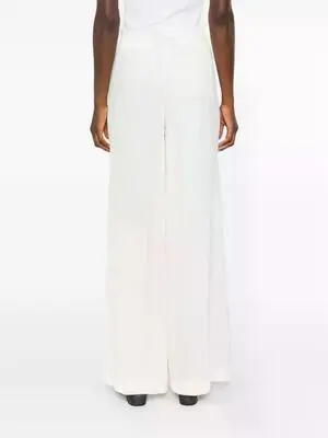 FORTE_FORTE Pleated Wide-leg Trousers - Neutrals
