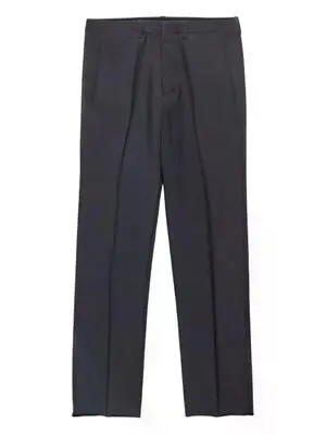 Prada Pleated Wool Trousers - Grey