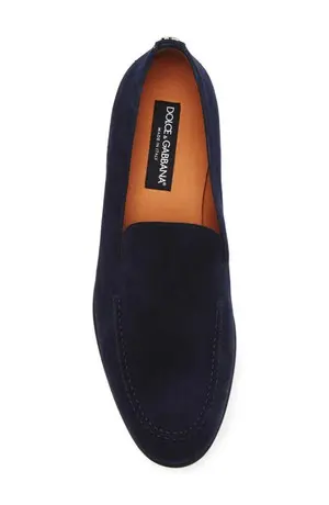 Dolce & Gabbana Apron Toe Venetian Loafer - 86115 Tono Blu