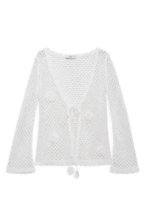 Mango Tie Detailed Cardigans For Women